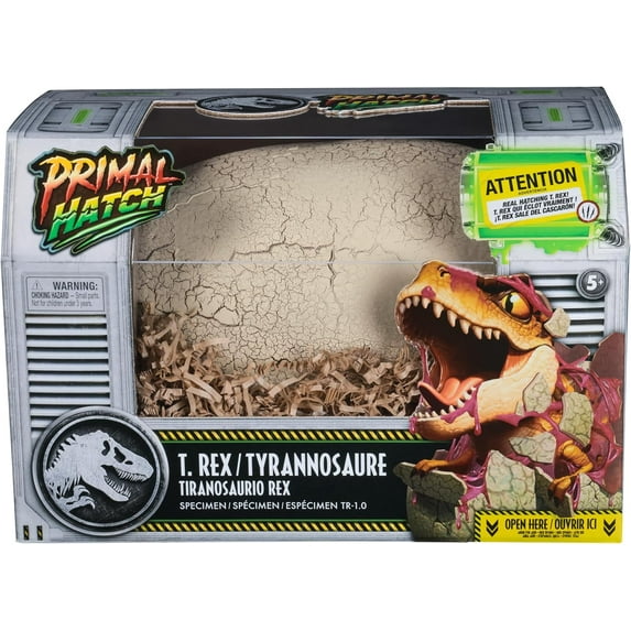 Primal Hatch Jurassic World Interactive Toy Dinosaur & Egg, Hatch ...