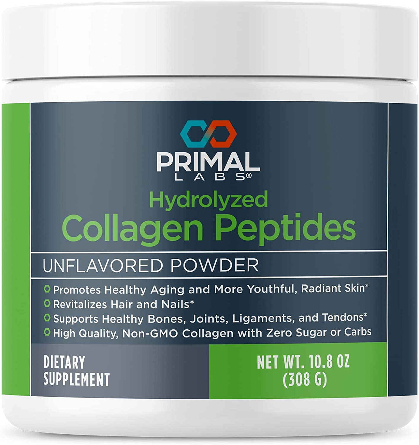Primal Health Hydrolyzed Collagen Peptides for Hair, Skin, Nails ...