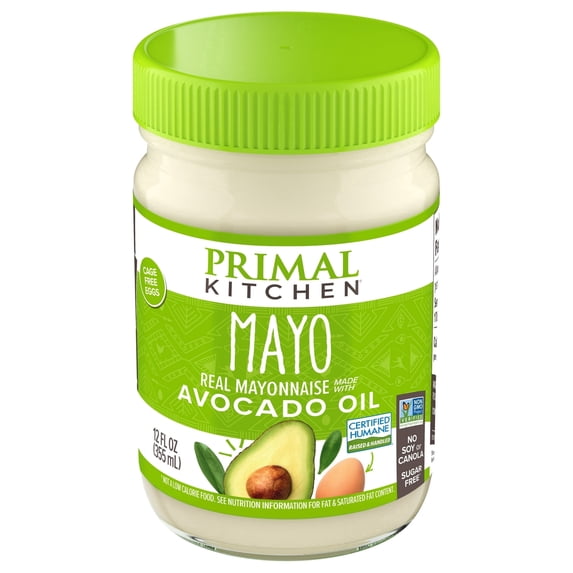 Primal Kitchen Avocado Oil Mayo 12 oz - Walmart.com