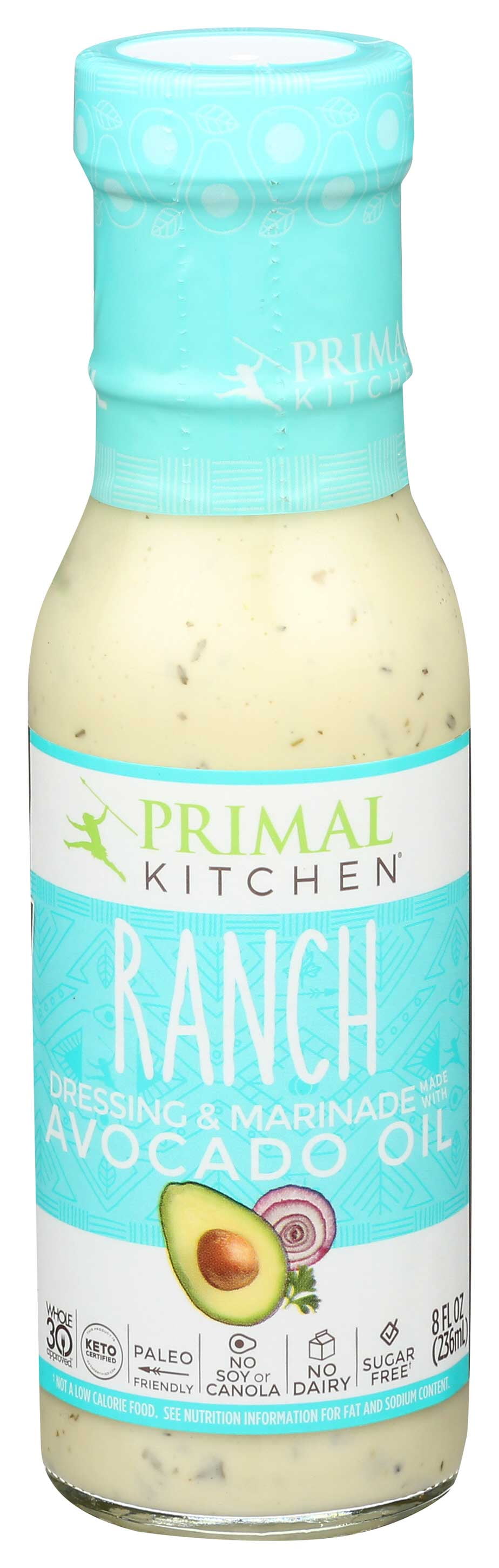 Primal Kitchen Avocado Oil Ranch Dressing, 8 Fluid Ounce -- 6 per case ...