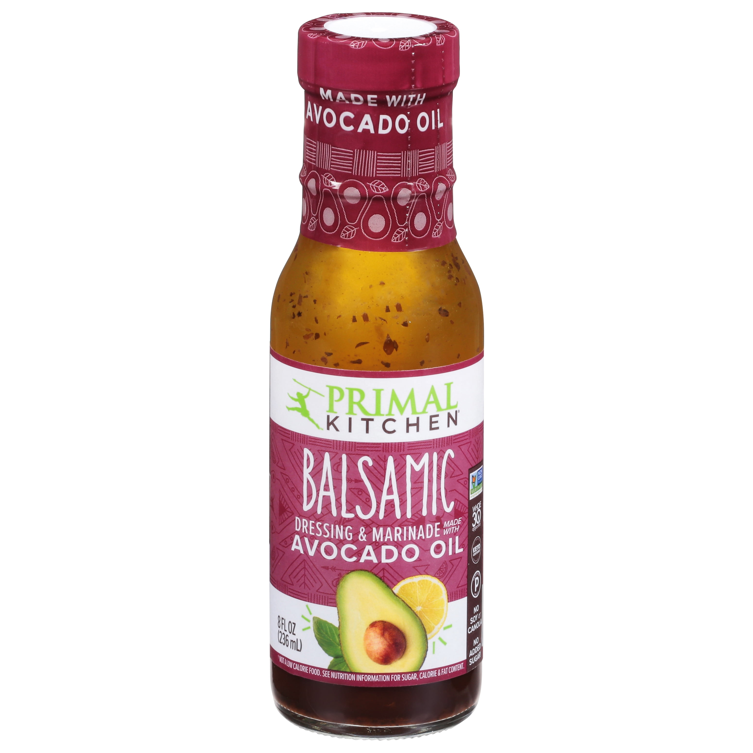 Primal Kitchen Balsamic Vinaigrette with Avocado Oil 8 oz (Pack Of 6 ...