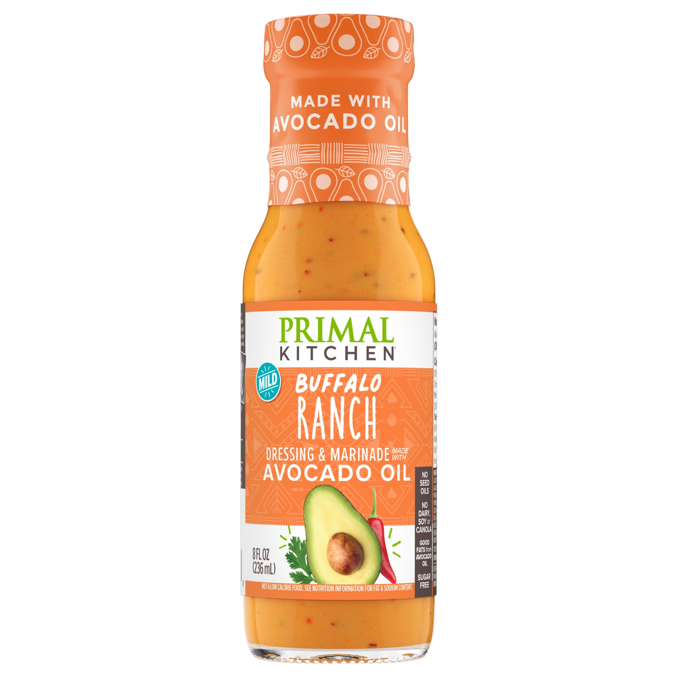 Primal Kitchen Buffalo Ranch Dressing made with Avocado Oil 8 fl oz ...