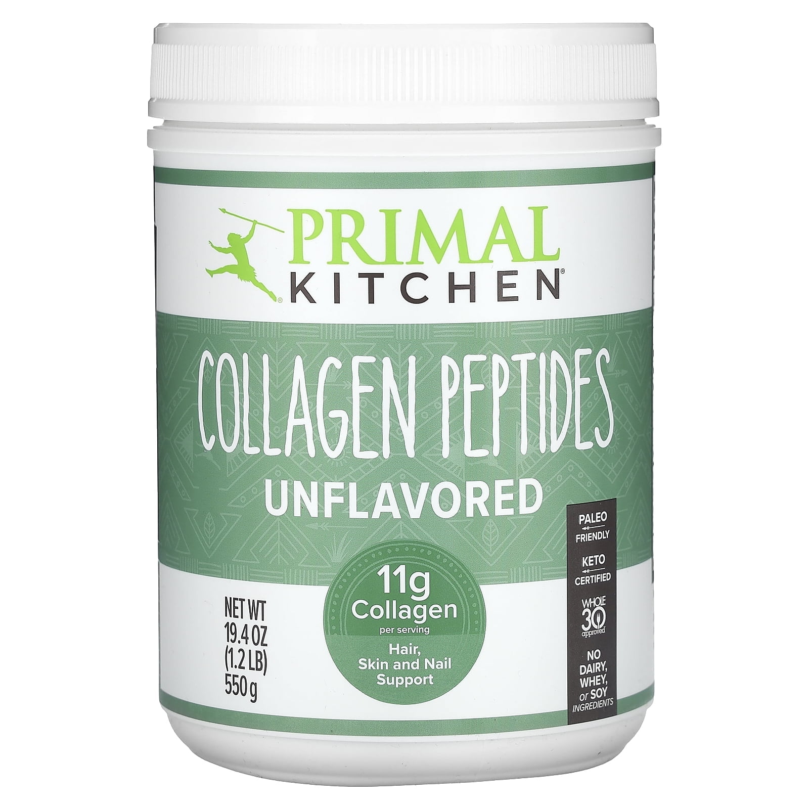 Primal Kitchen Collagen Peptides, Unflavored Collagen Powder, 1.2 ...