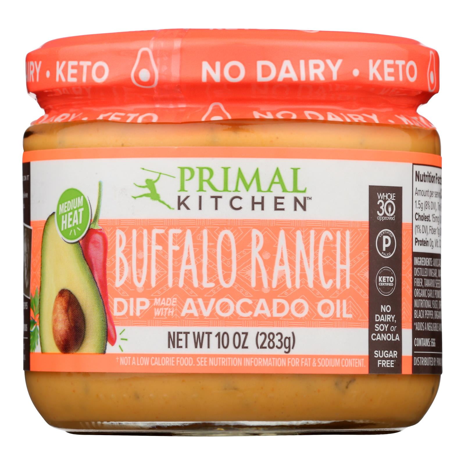 Primal Kitchen - Dip Buffl Ranch Avo - Case of 6-10 OZ - Walmart.com