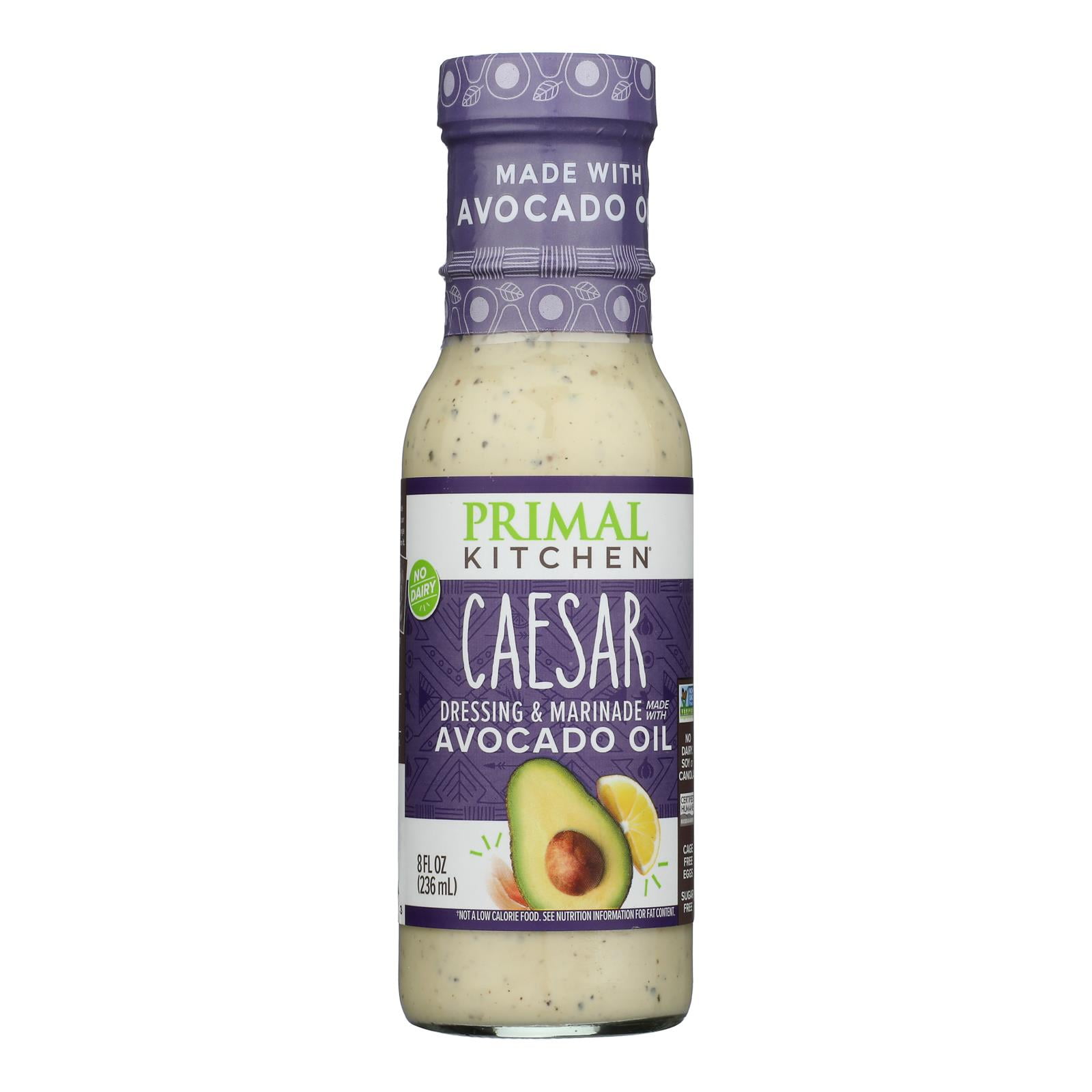 Primal Kitchen Dressing & Marinade Caesar Dressing - Case of 6 - 8 FZ ...