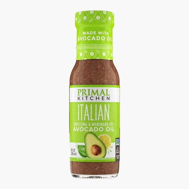 Primal Kitchen Italian Salad Dressing & Marinade with Avocado Oil, 8 fl ...