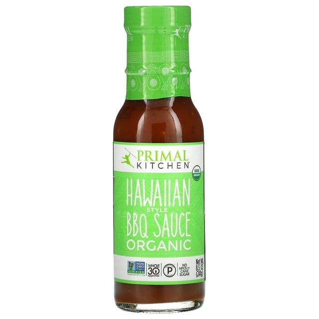 Primal Kitchen - Organic BBQ Sauce Hawaiian Style - 8.5 oz. Pack Of 6 ...
