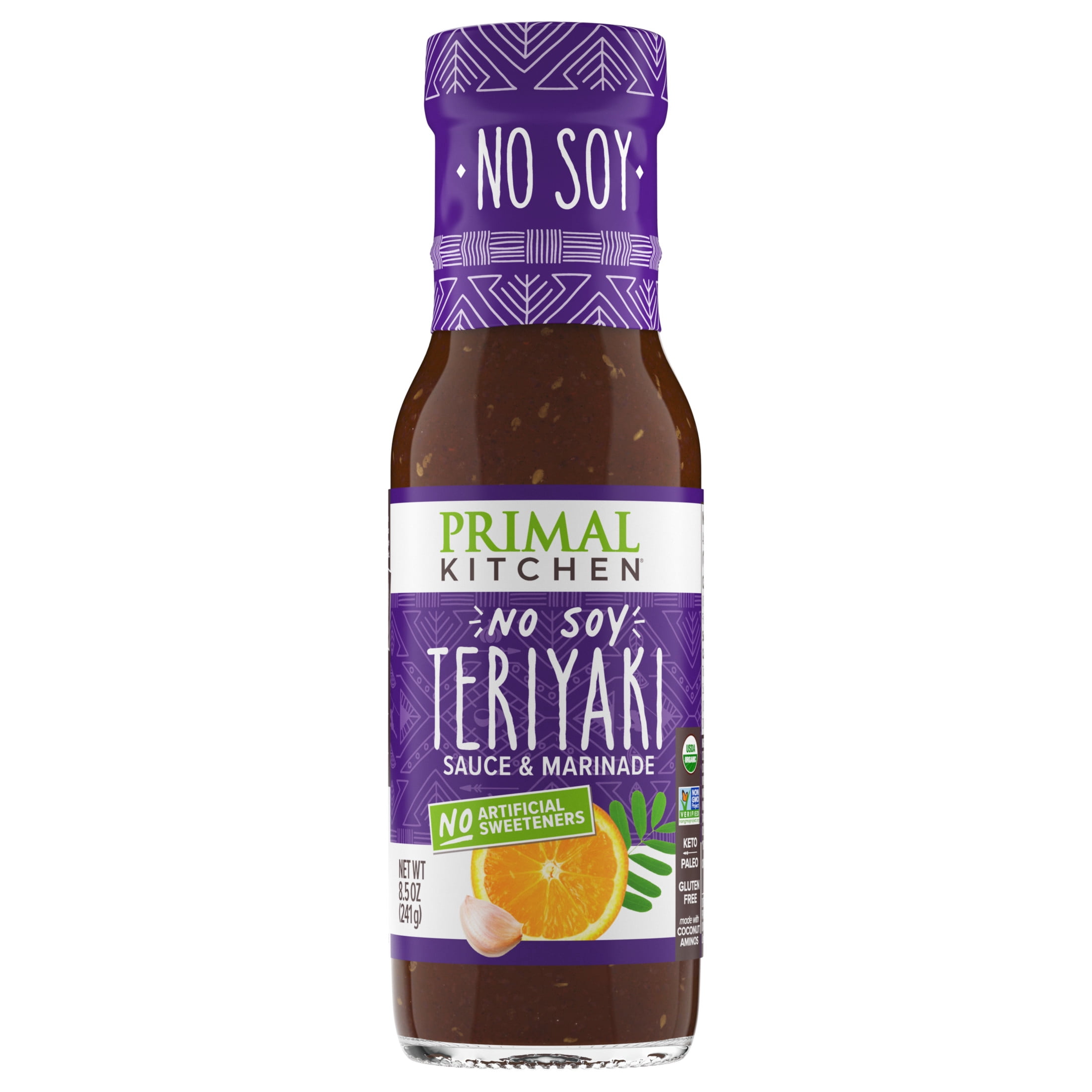 Primal Kitchen Organic & Gluten-Free Sweet Teriyaki Marinade and ...