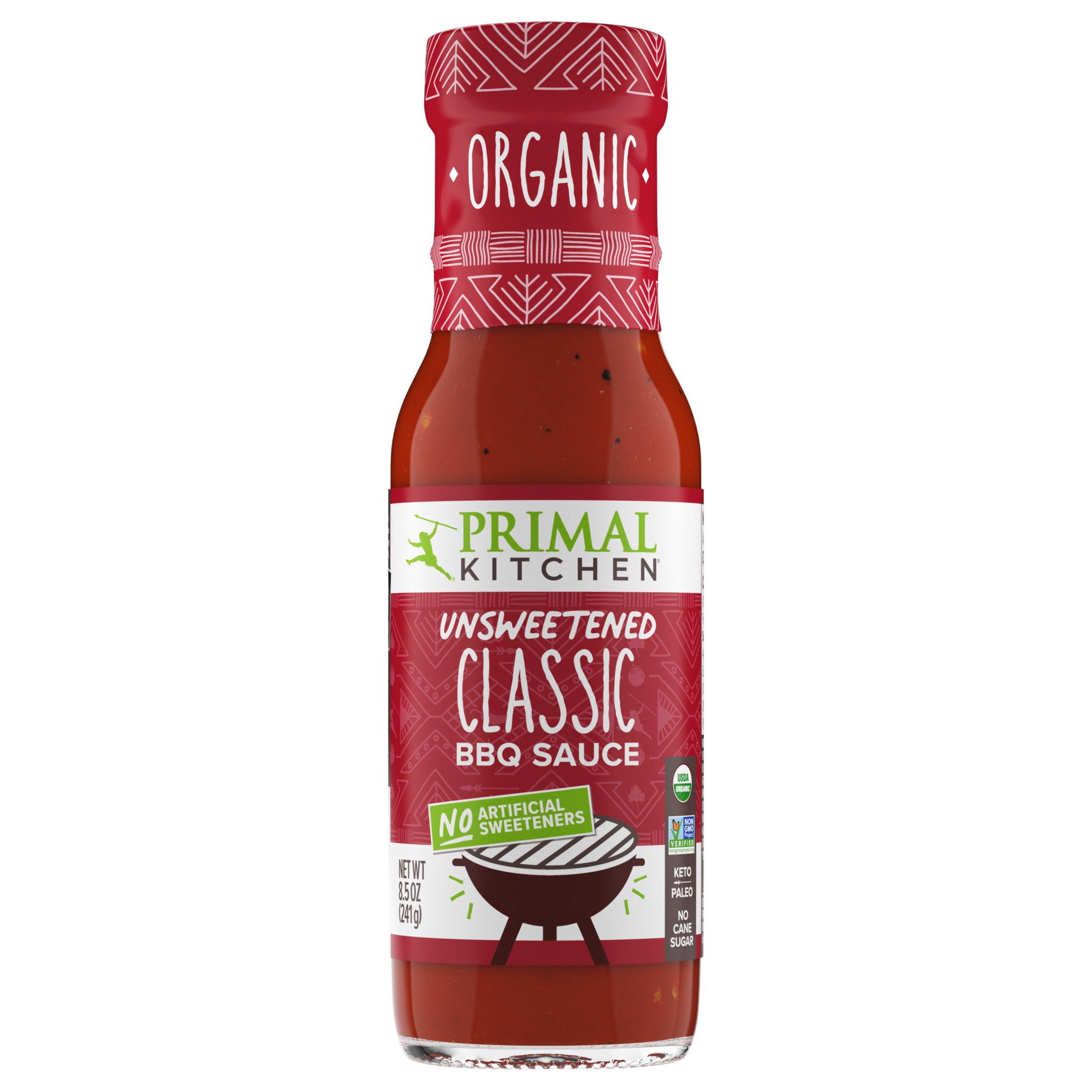 Primal Kitchen Organic Classic BBQ Sauce, Unsweetened, Keto, Whole30, 8 ...