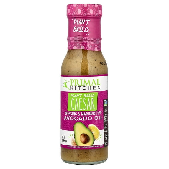 Primal Kitchen, Plant-Based Caesar Dressing & Marinade, 8 fl oz, Vegan ...