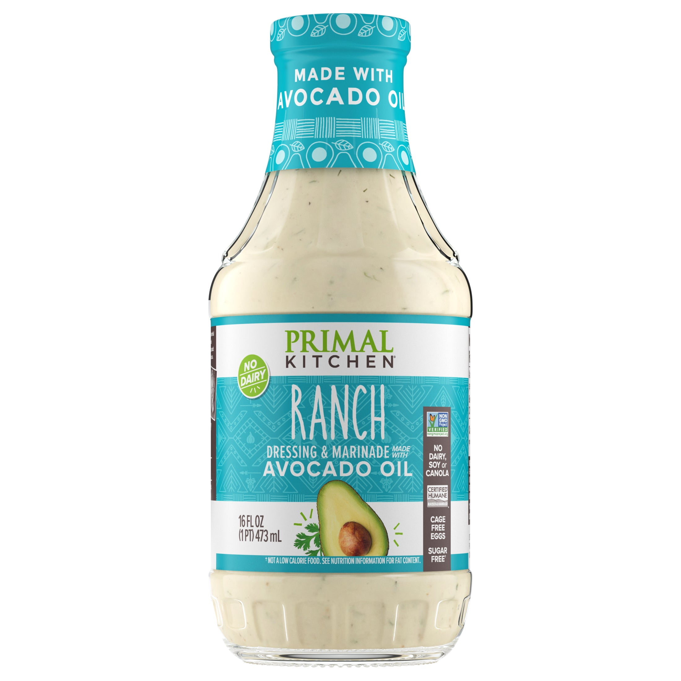 Primal Kitchen Ranch Dressing made with Avocado Oil - 16oz - Walmart.com