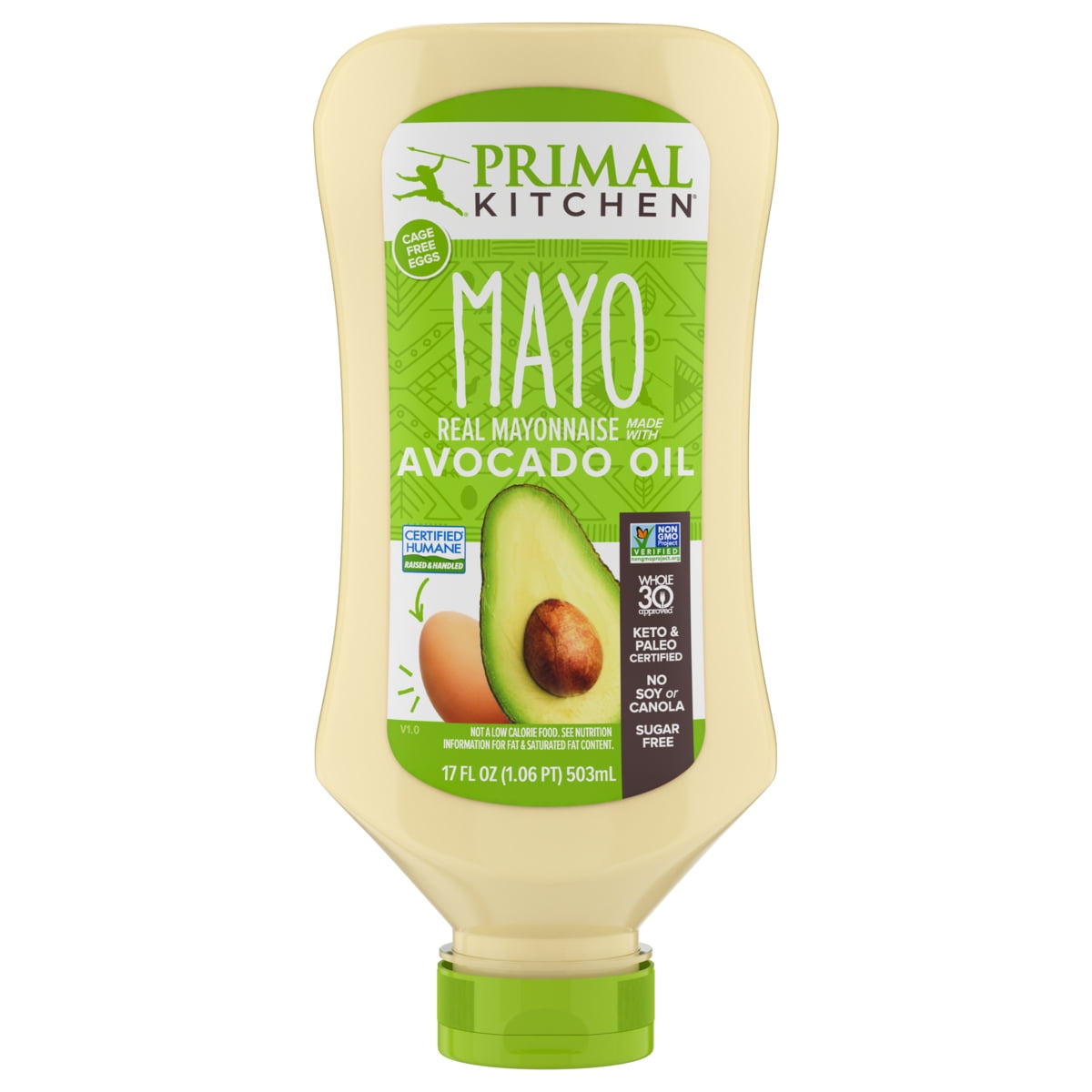 Primal Kitchen Squeeze Mayo with Avocado Oil 17 fl Oz Natural Gluten ...