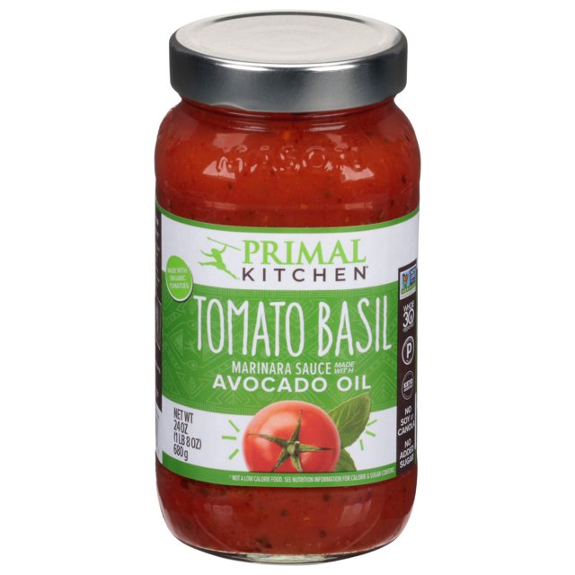 Primal Kitchen Italian, Sugar-Free Tomato Basil Marinara Sauce with ...