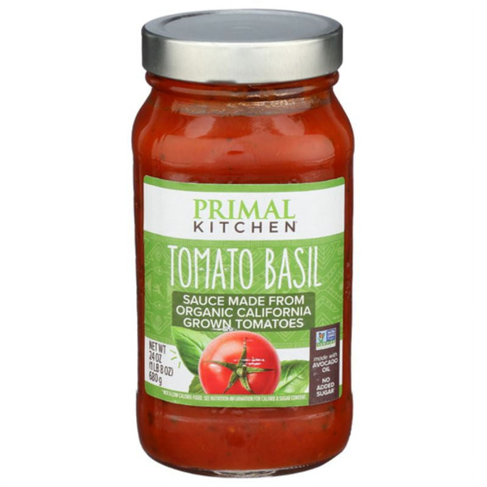 Primal Kitchen Tomato Basil Sauce 24 oz Pack of 2 - Walmart.com