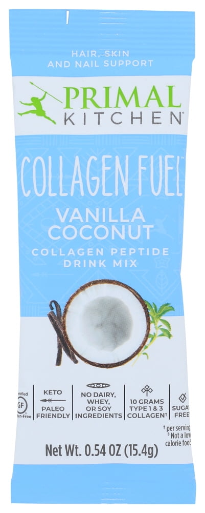 Primal Kitchen Vanilla Coconut Collagen Peptide Drink Mix, Vanilla ...