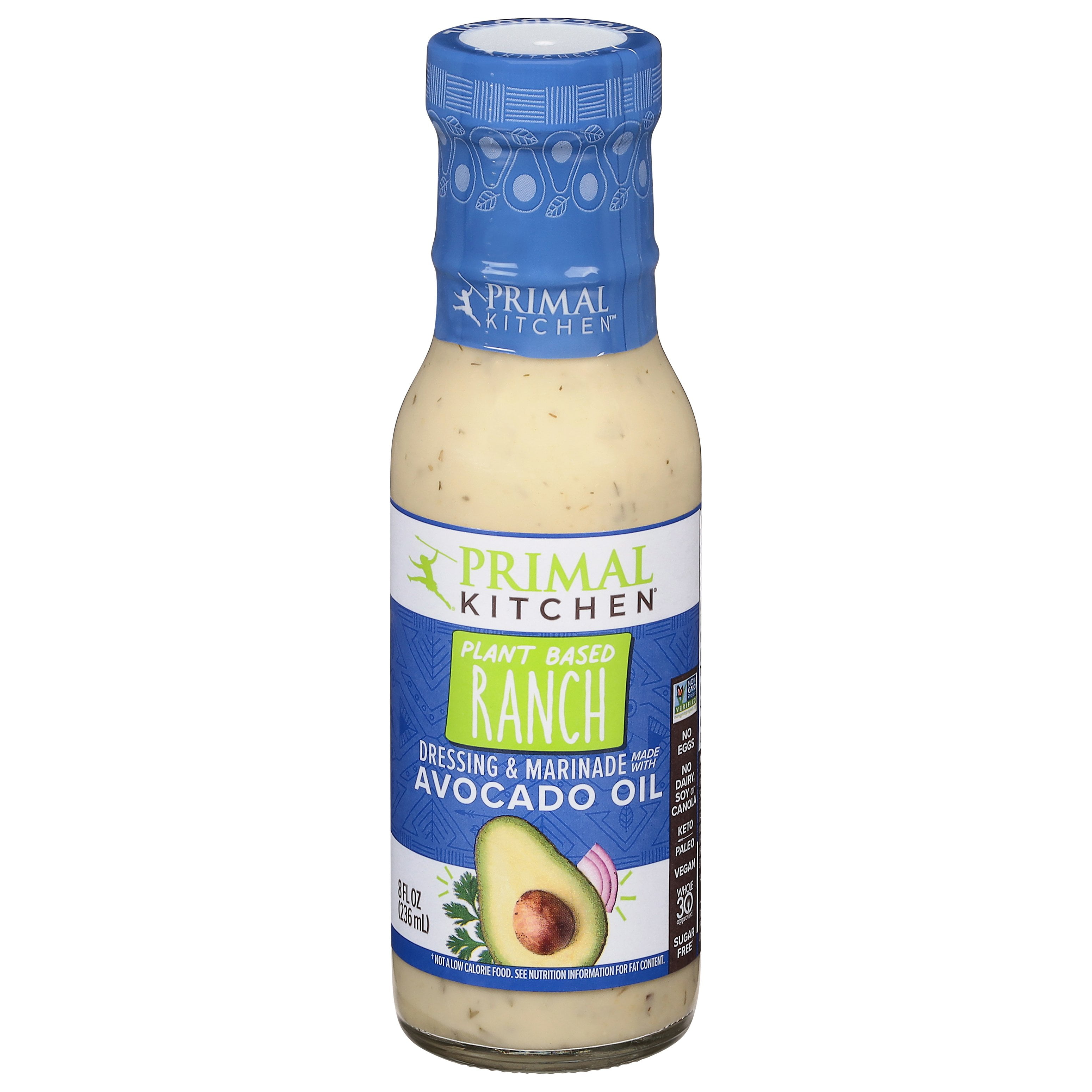Primal Kitchen Vegan Ranch with Avocado Oil, 8 oz (Package May Vary ...