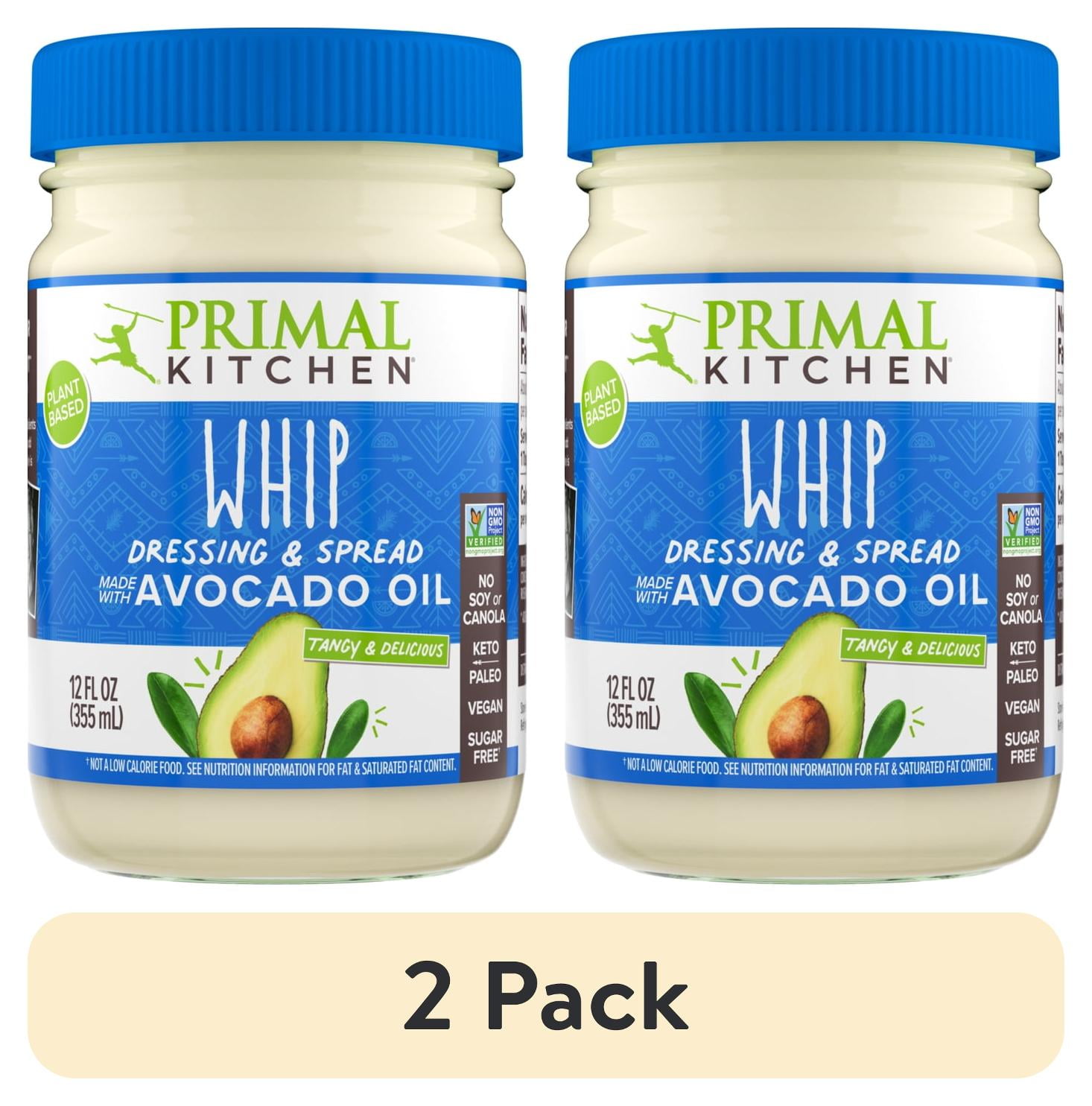 (2 pack) Primal Kitchen Whip Dressing & Spread Made with Avocado Oil ...