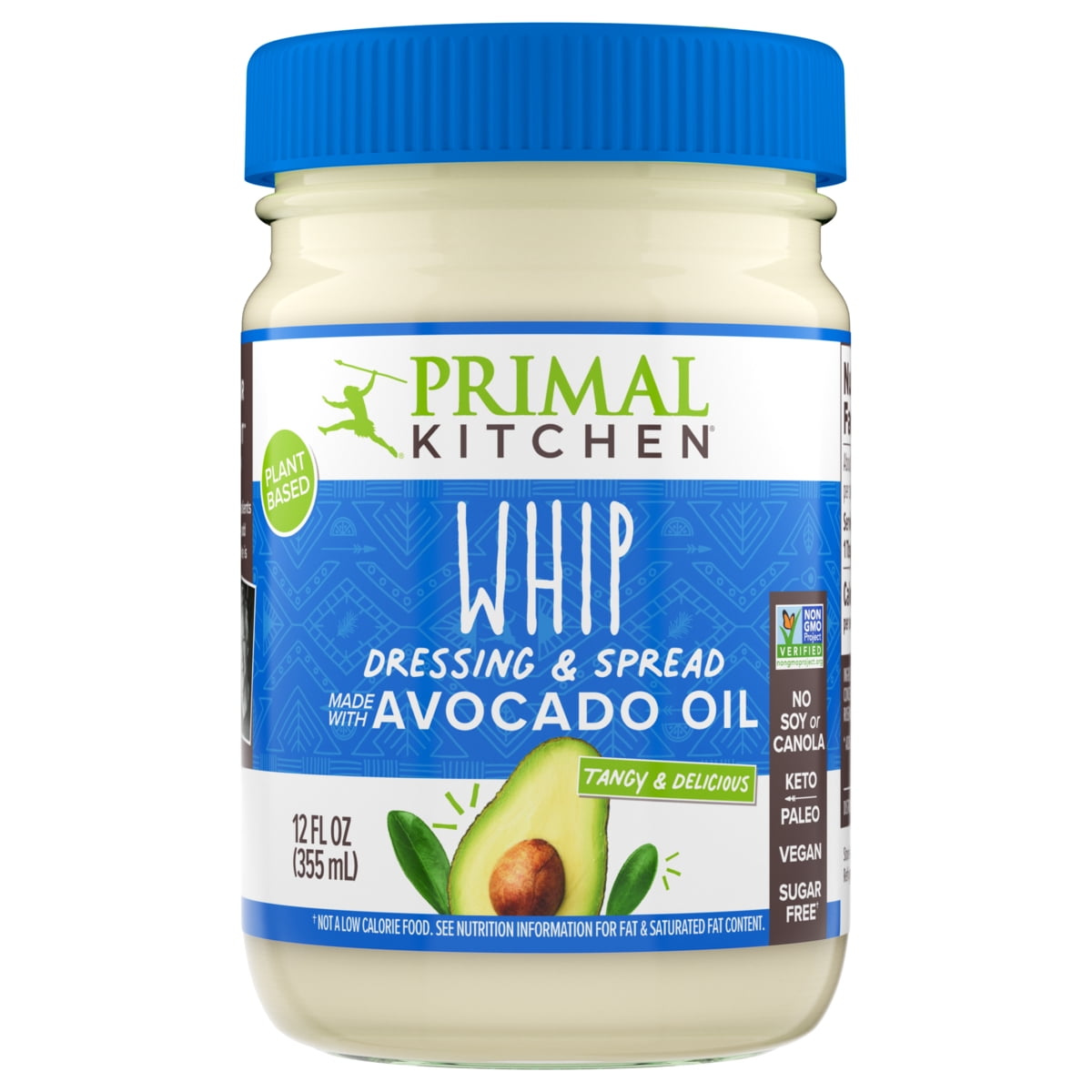 Primal Kitchen Whip Dressing & Spread Made with Avocado Oil, 12 fl oz ...