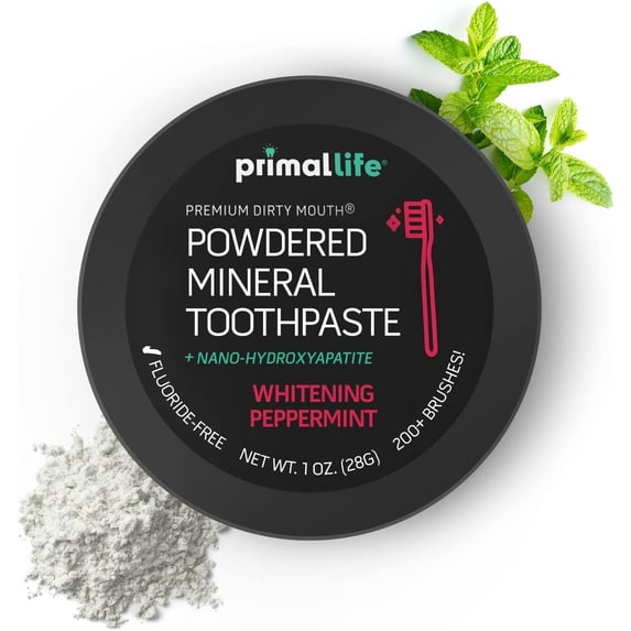 Primal Life Organics - Dirty Mouth Toothpowder, Activated Charcoal ...
