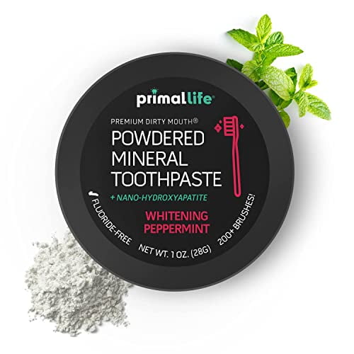 Primal Life Organics - Premium Dirty Mouth Powdered Charcoal Toothpaste ...