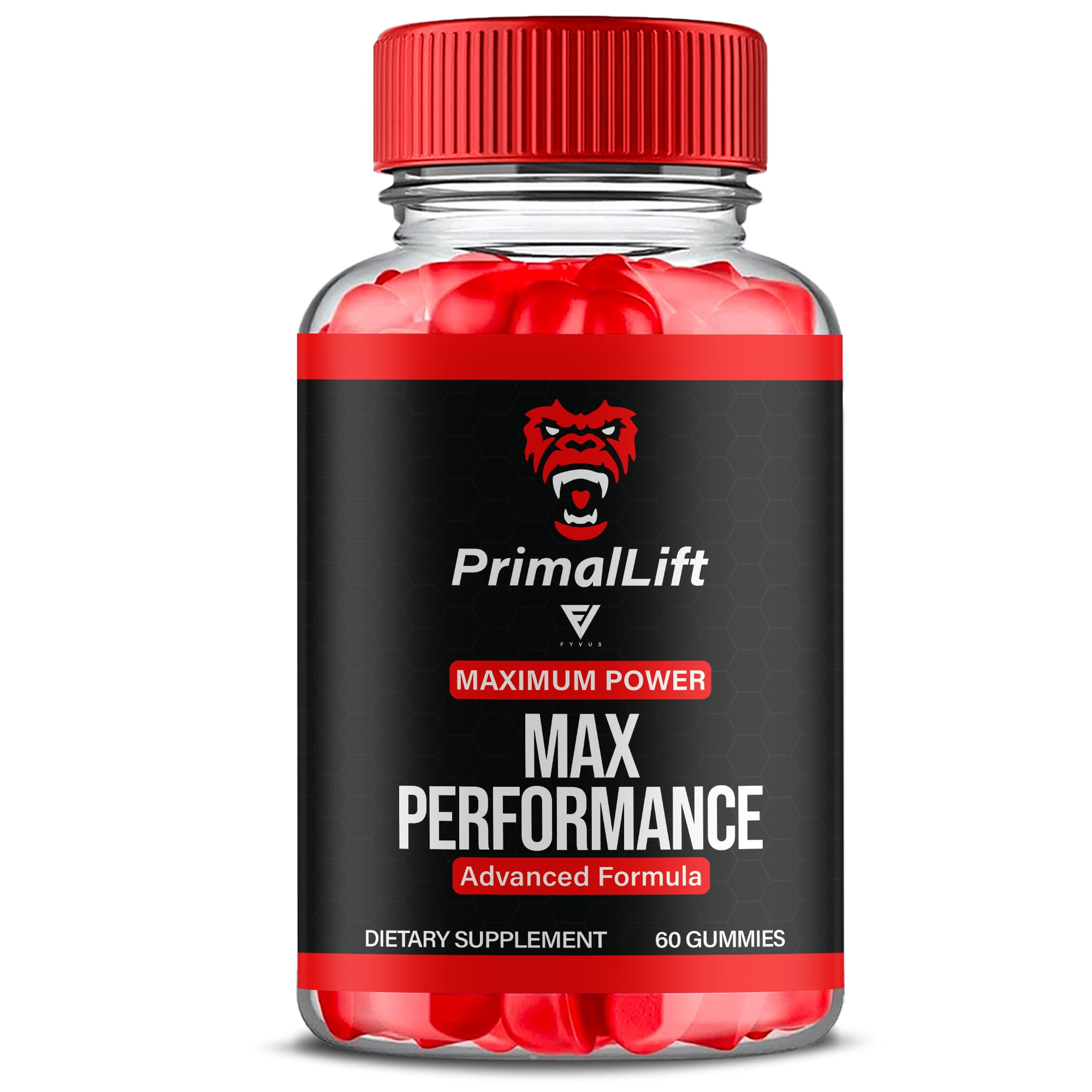 Primal Lift Gummies PrimalLift Supplement High Drive (60 Gummies) - Walmart.com