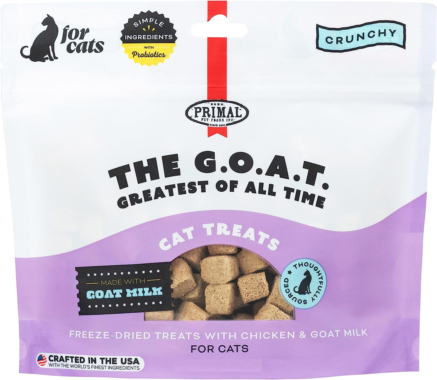 Primal Pet Food 810076942513 2 oz The Goat Chicken Cat Food - Walmart.com
