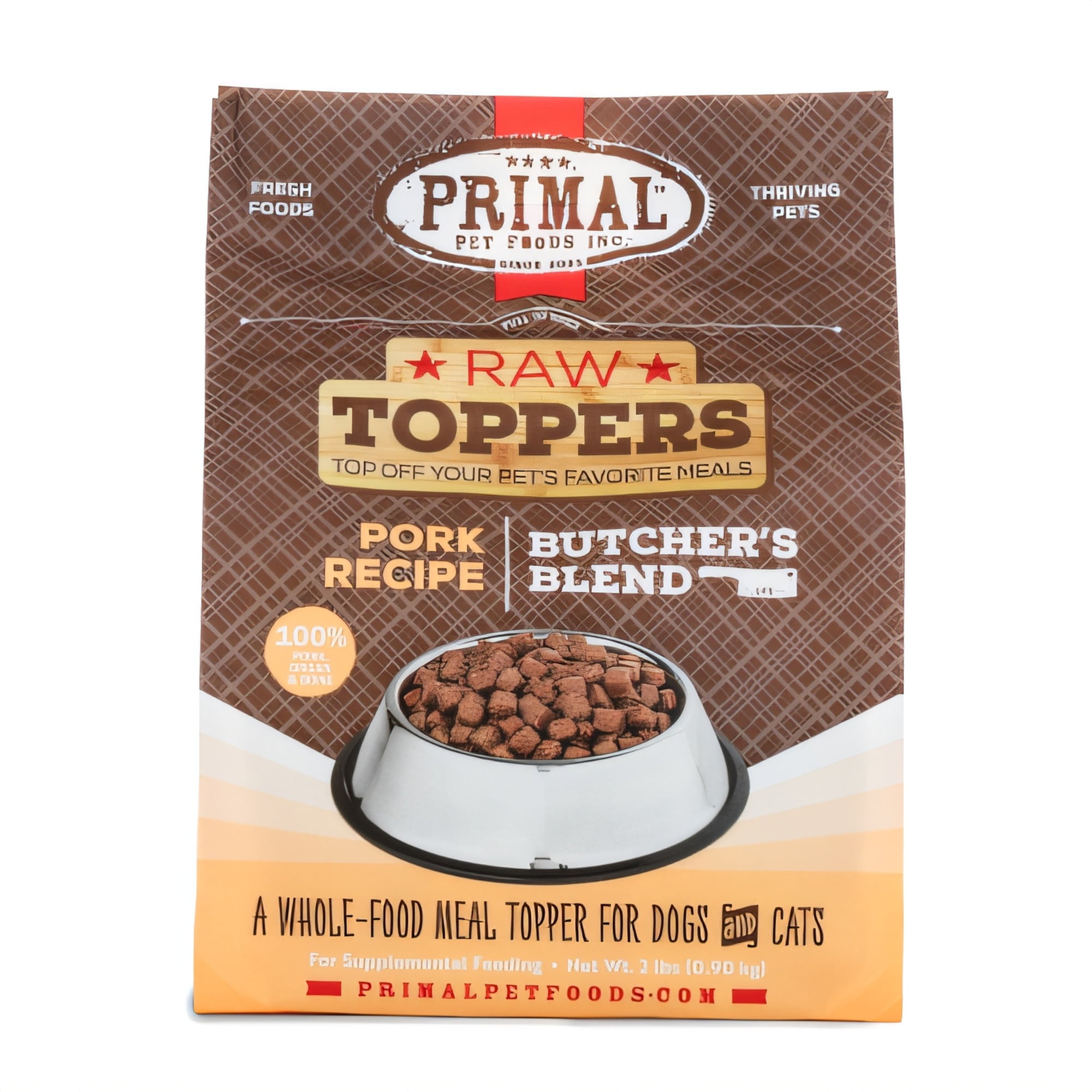 Primal Pet Foods Primal Raw Toppers Butcher's Blend Pork Dog & Cat Food ...
