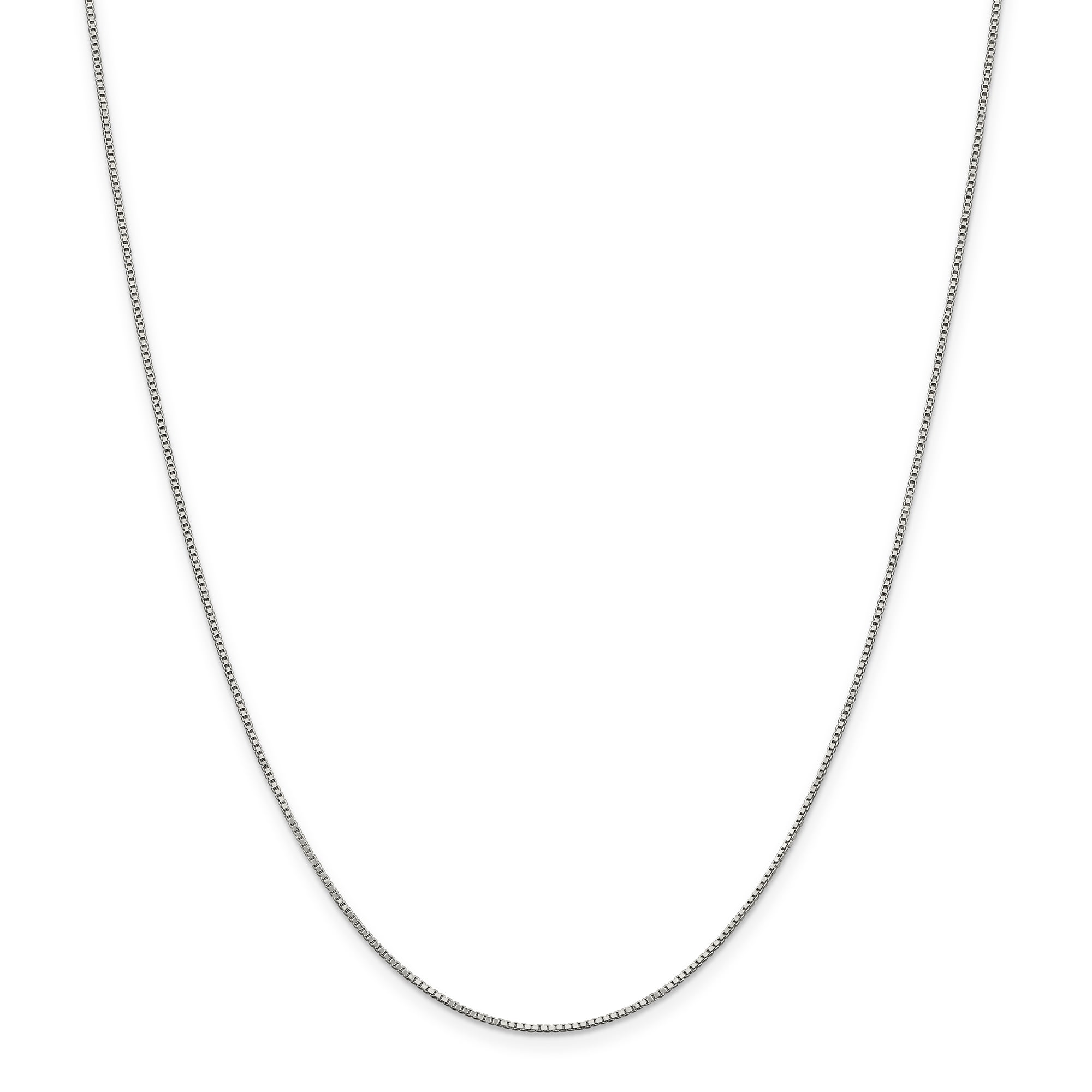 Primal Silver Sterling Silver 0.90mm Box Chain - Walmart.com