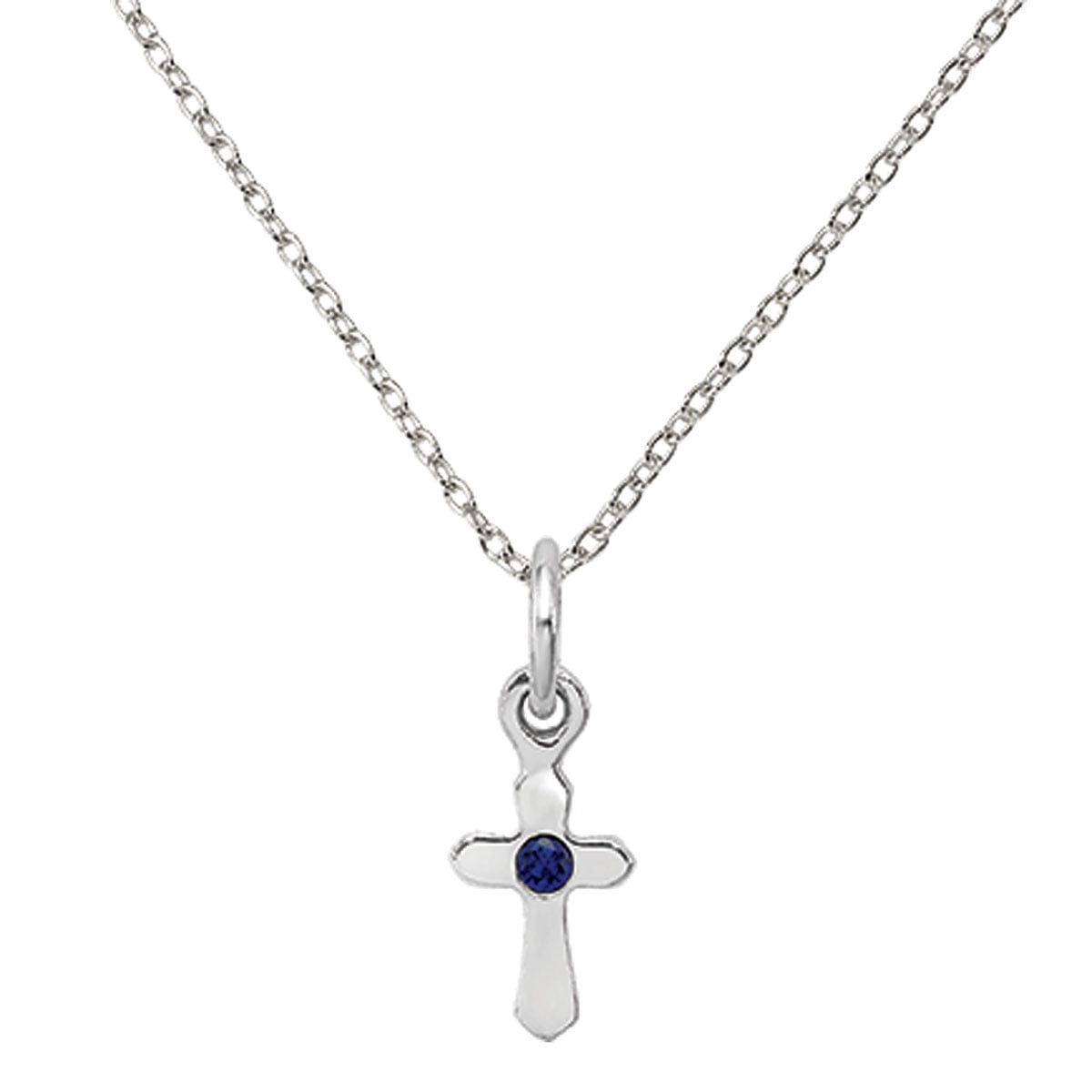 Primal Silver Sterling Silver Rhodium-plated Child's Preciosa Crystal ...