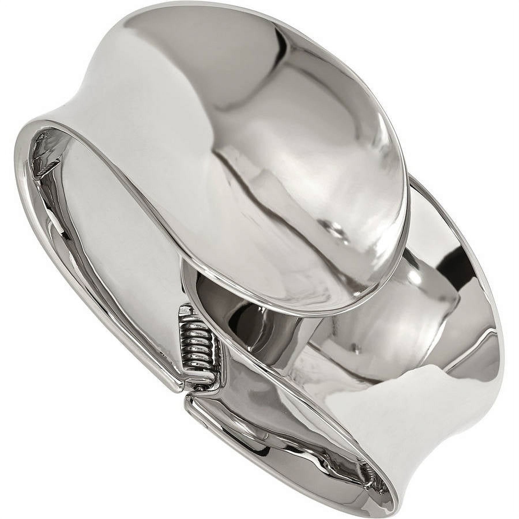 Primal Steel Stainless Steel Hinged Bangle - Walmart.com