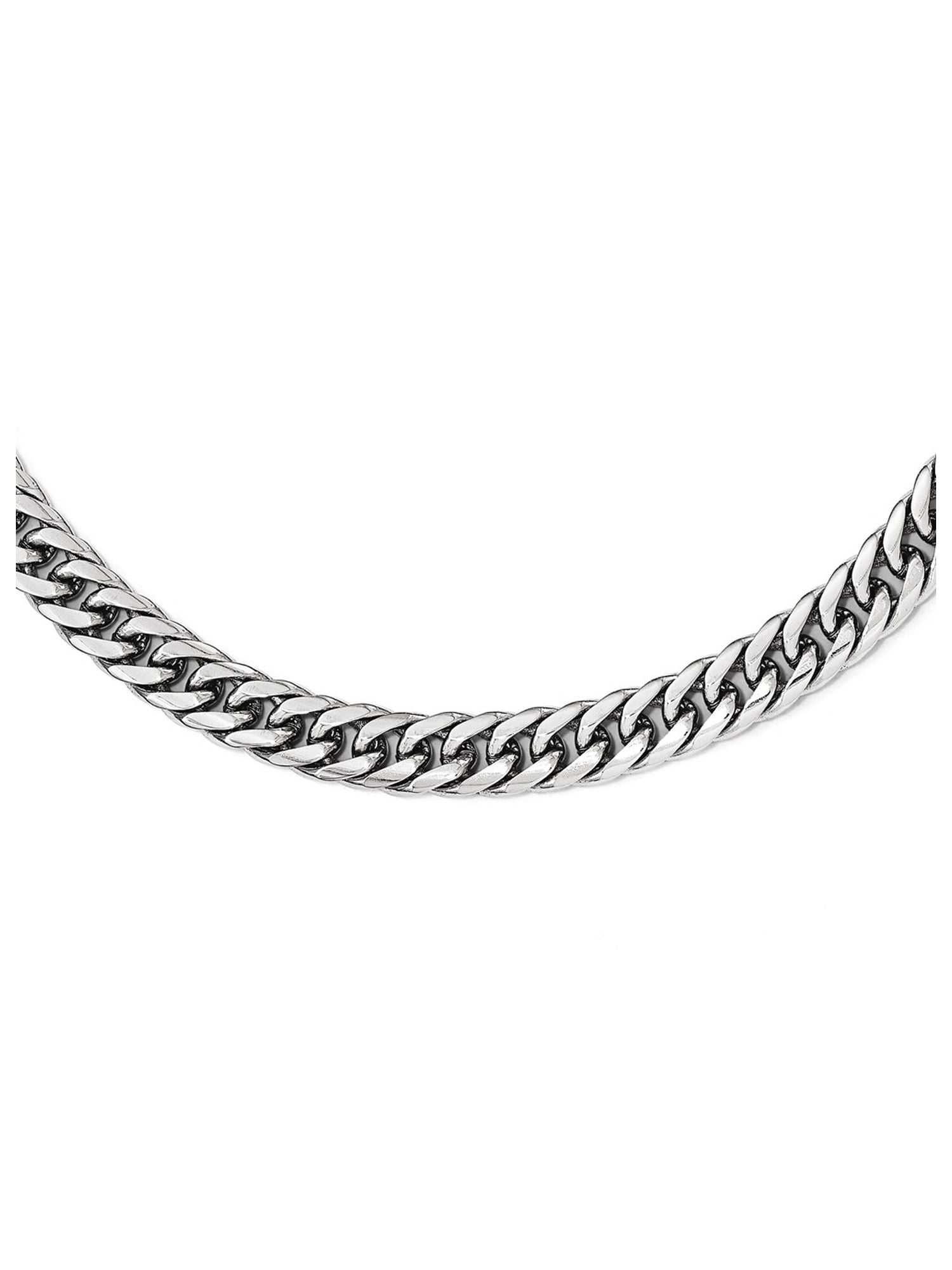 Primal Steel Stainless Steel Polished 24-inch Double Curb Chain ...
