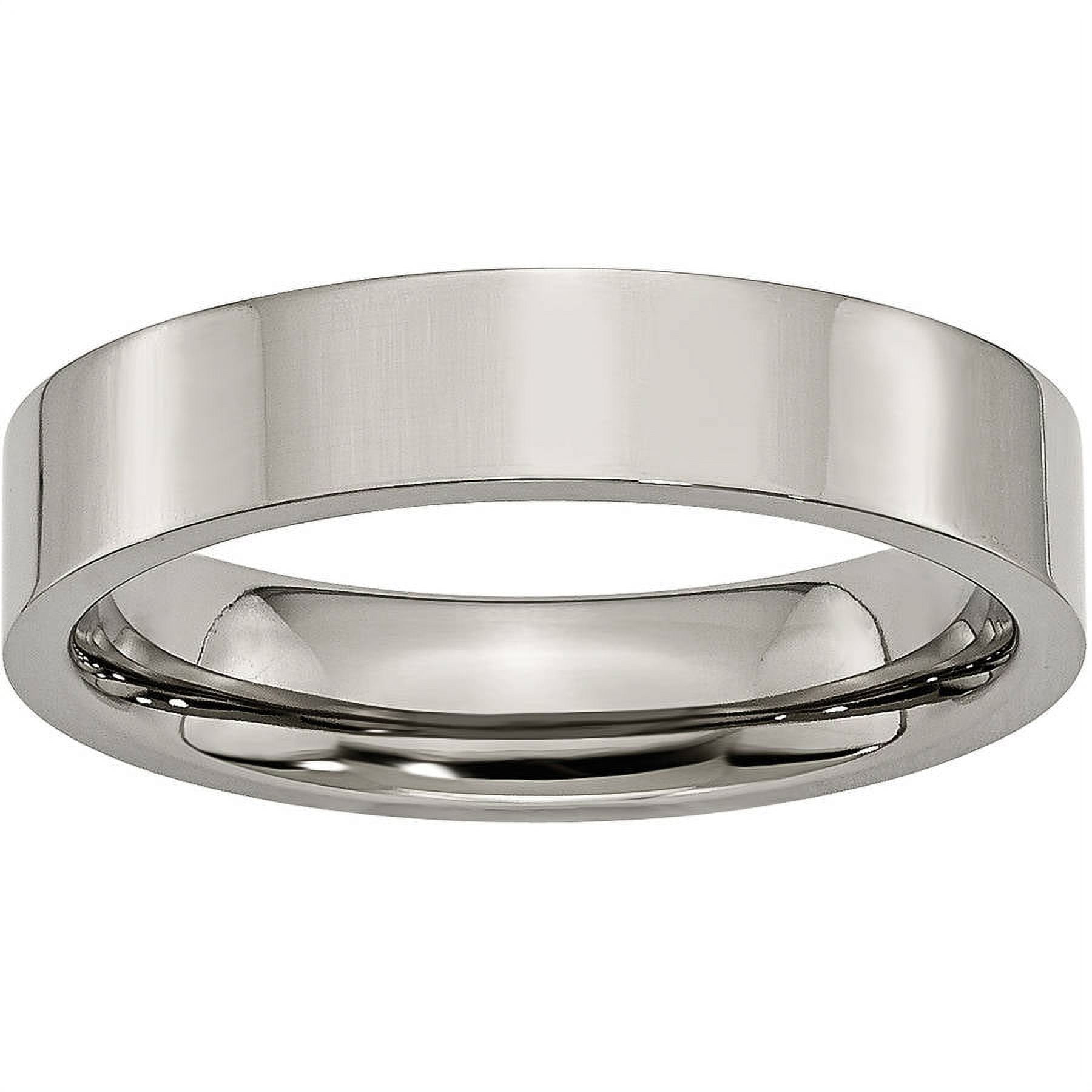 Primal Steel Titanium 5mm Flat Band - Walmart.com