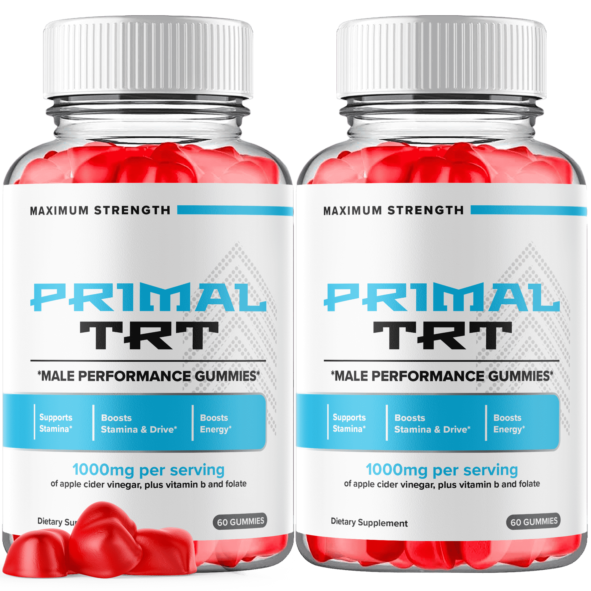Primal TRT Gummies Advanced Formula All Natural Vitamin Supplement ...