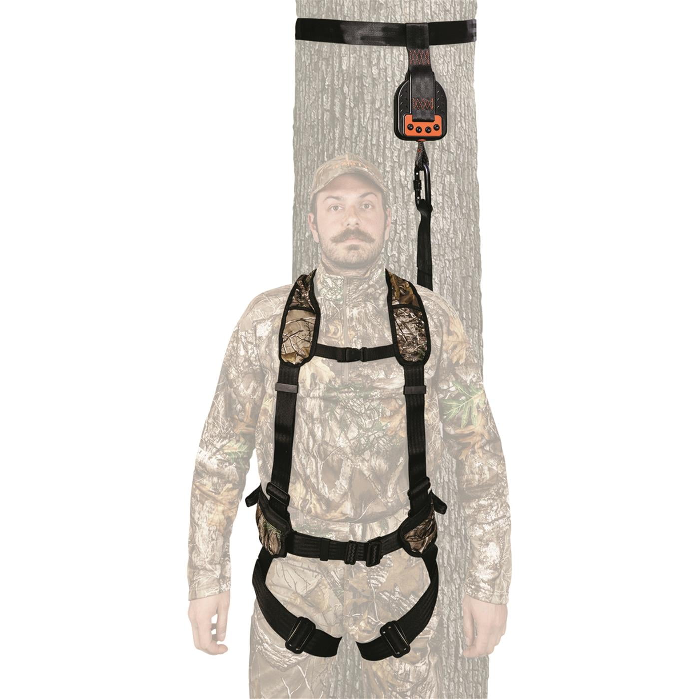 Primal Tree Stands Hunting Gear: Descender Device & Full Body Harness ...