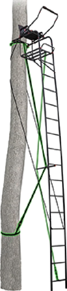 Primal Treestands Mac Daddy Deluxe 22' Climbing Deer Hunting Stand with ...