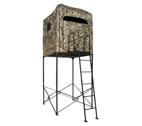 Primal Elevated Hideout 7' Quad Pod Hunting Stand & Enclosure - Deer ...