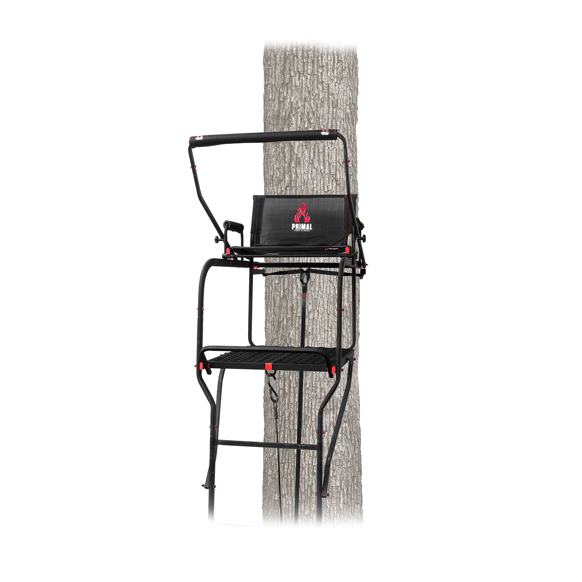 Primal Treestands Mac Daddy 22 Ft Extra Wide Deluxe Hunting Ladder ...