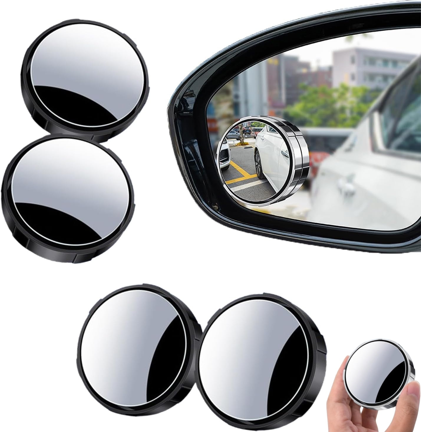 Primarilyx 2 Pack of Blind Spot Car Mirrors, 2025 New Car Blind Spot ...