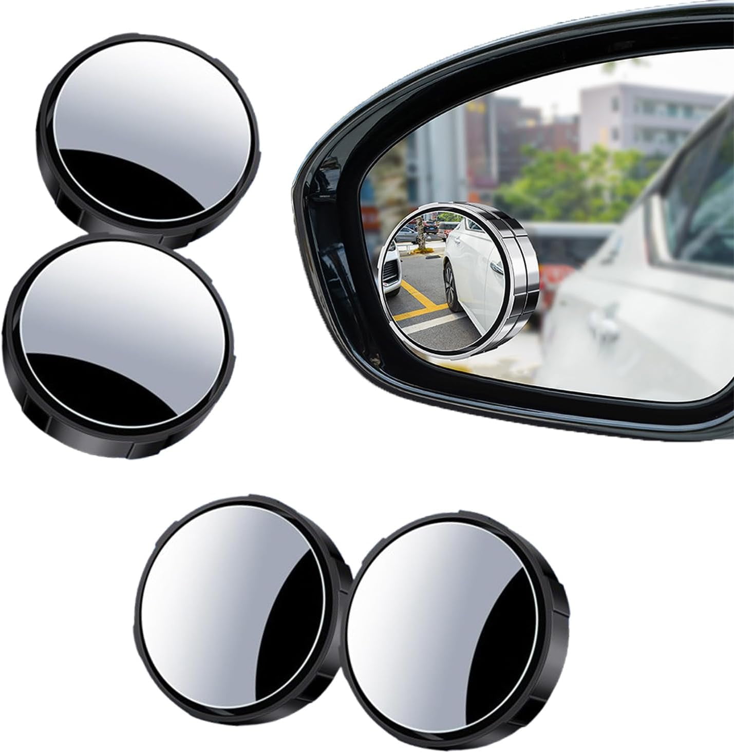 Primarilyx Car Blind Spot Mirror, Primarilyx 2 Pack of Blind Spot Car ...