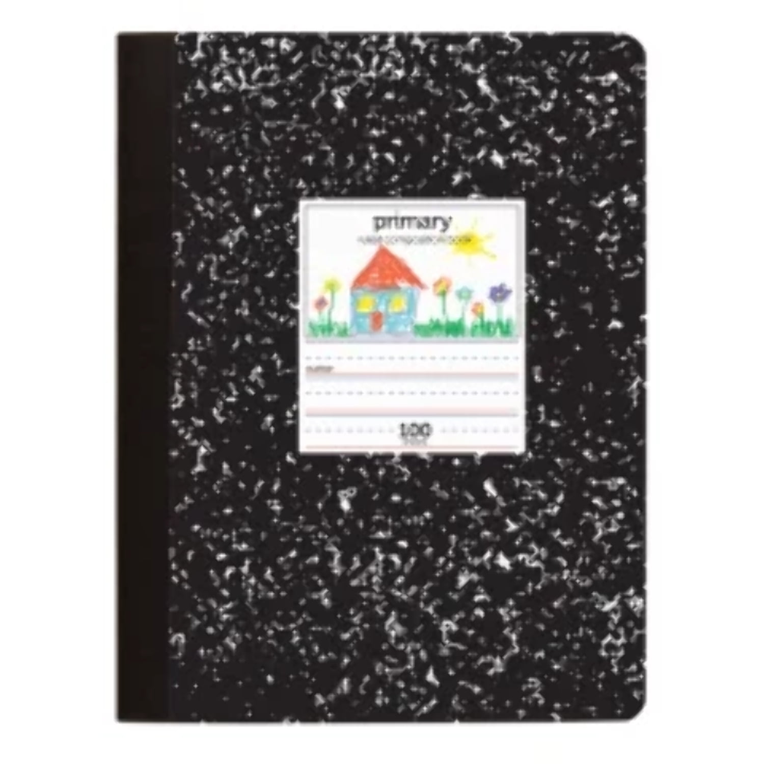 Primary Composition Book, 7-1/2" x 9-3/4", Unruled/Primary Ruled, 100 ...