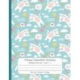 Primary Composition Notebook Handwriting Practice Paper: Cute Cat: with ...
