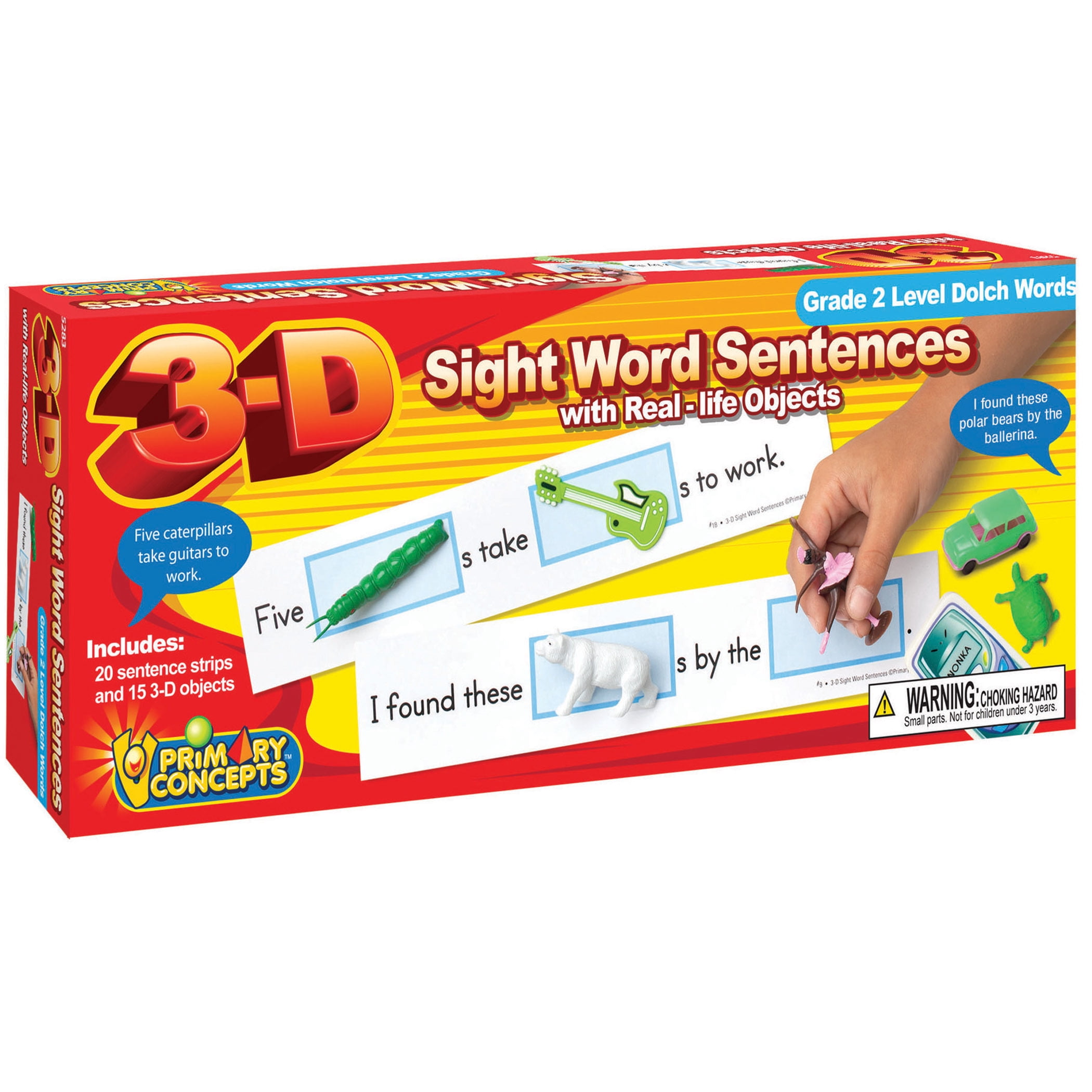 Primary Concepts 3-D Sight Word Sentences, Grade 2 Level Dolch Words ...