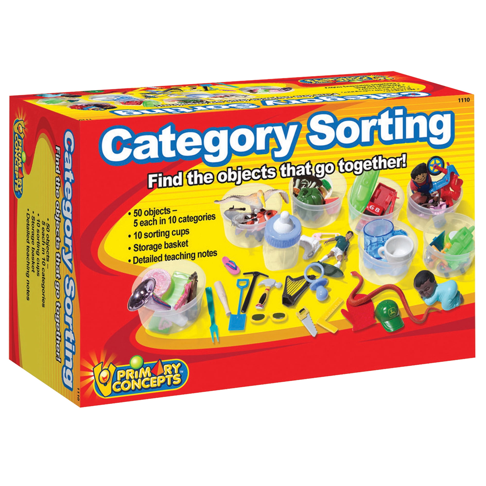 Primary Concepts™ Category Sorting Object Set - Walmart.com