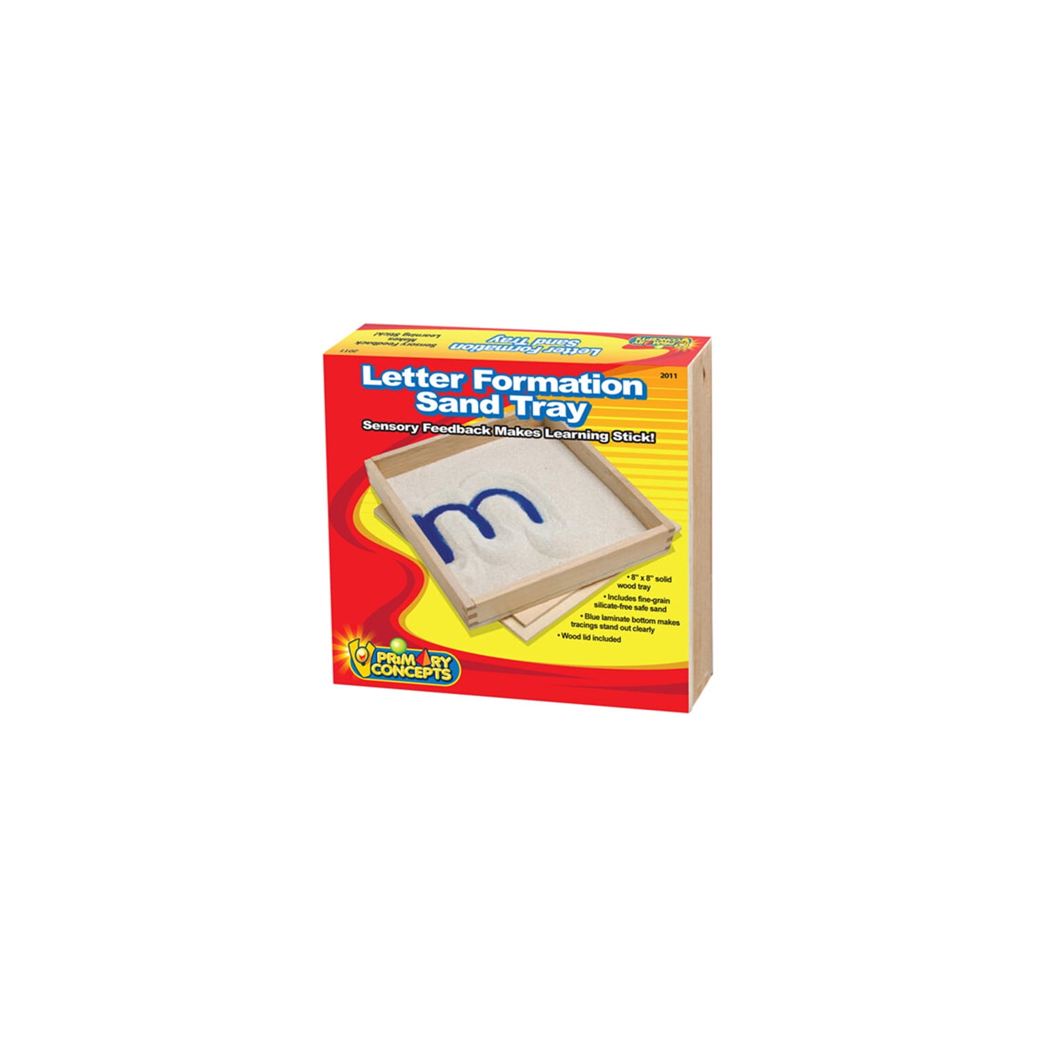 Primary Concepts Letter Formation Sand Tray, 8 x 8 inches - Walmart.com