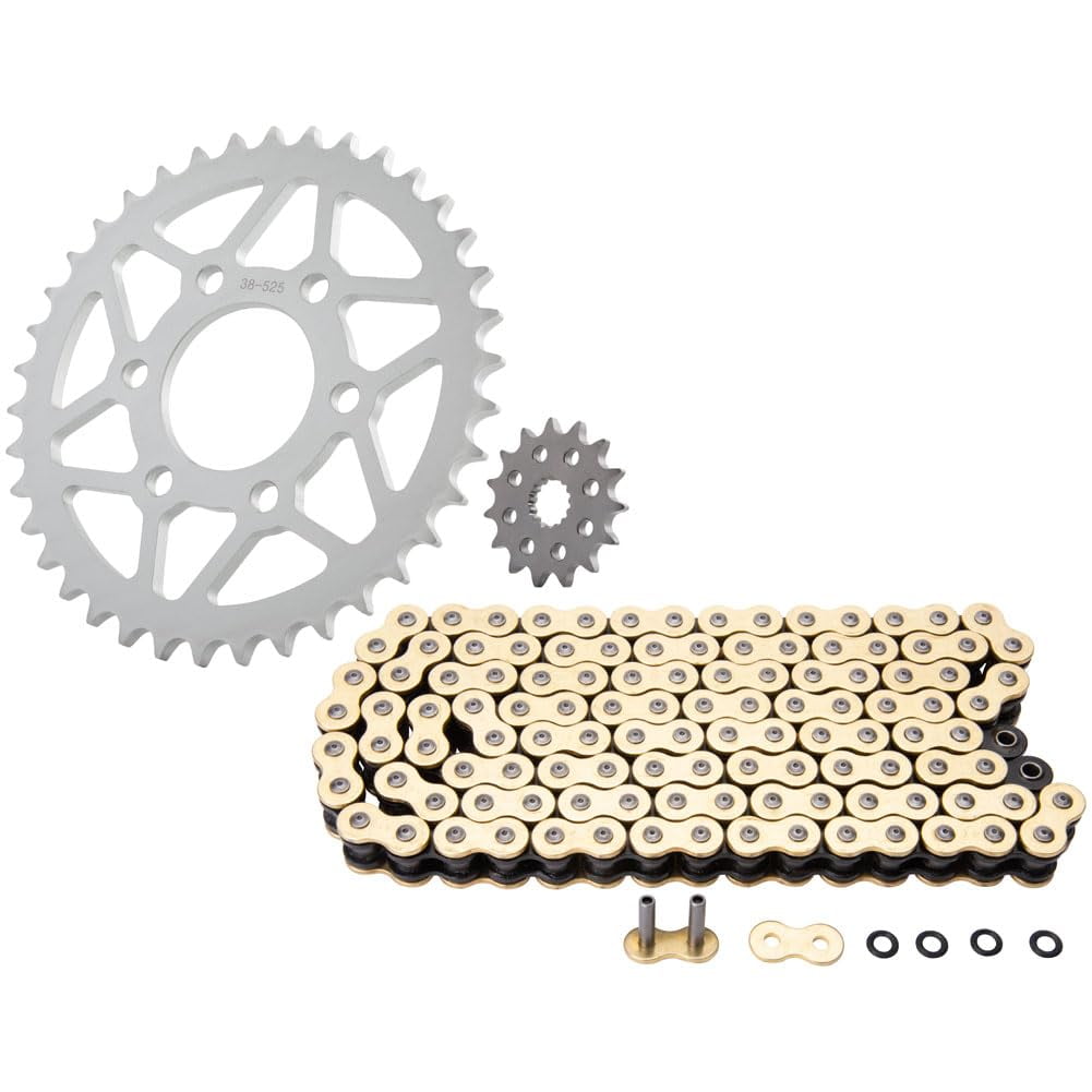 Primary Drive Steel Kit & Gold ADV/Street Chain for Royal Enfield ...