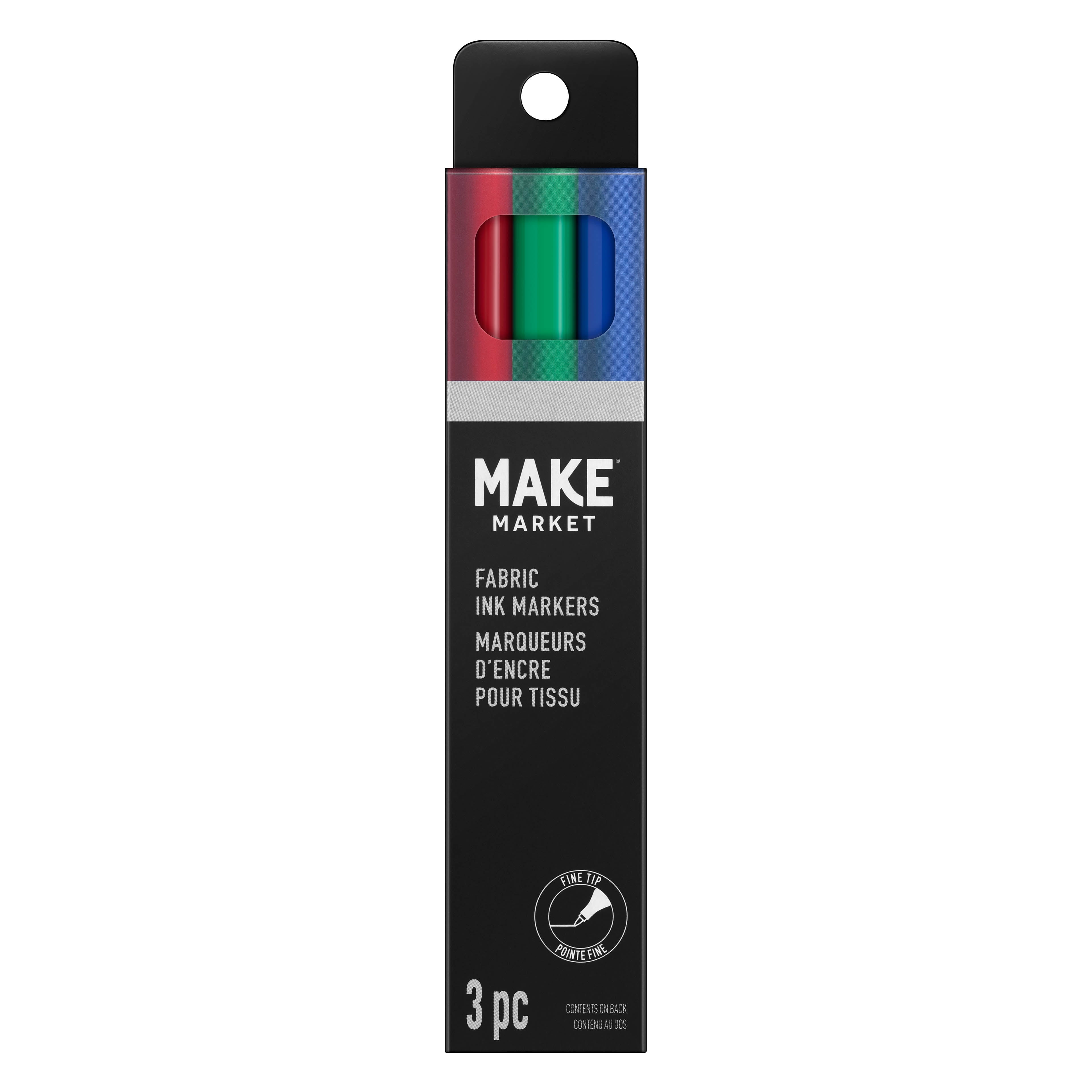 Primary Fine Tip Fabric Ink Markers by Make Market – Permanent - Water ...