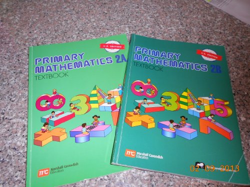 Pre-Owned Primary Mathematics 2A Textbook (U.S. Edition) [Singapore Math] (Paperback) 9810184980 ...
