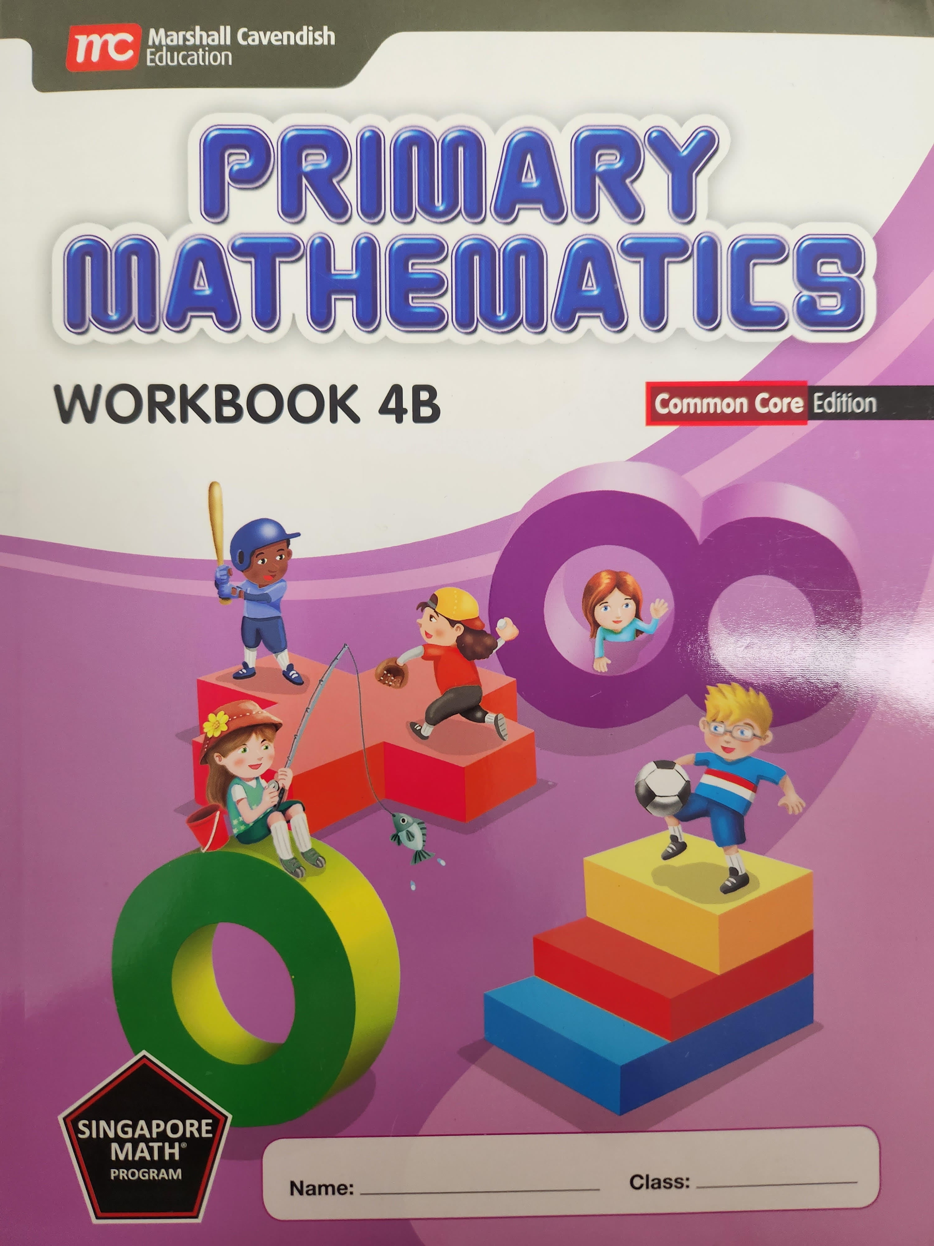 Primary Mathematics CC Edition Workbook 4B 9789810198480 9810198485 ...