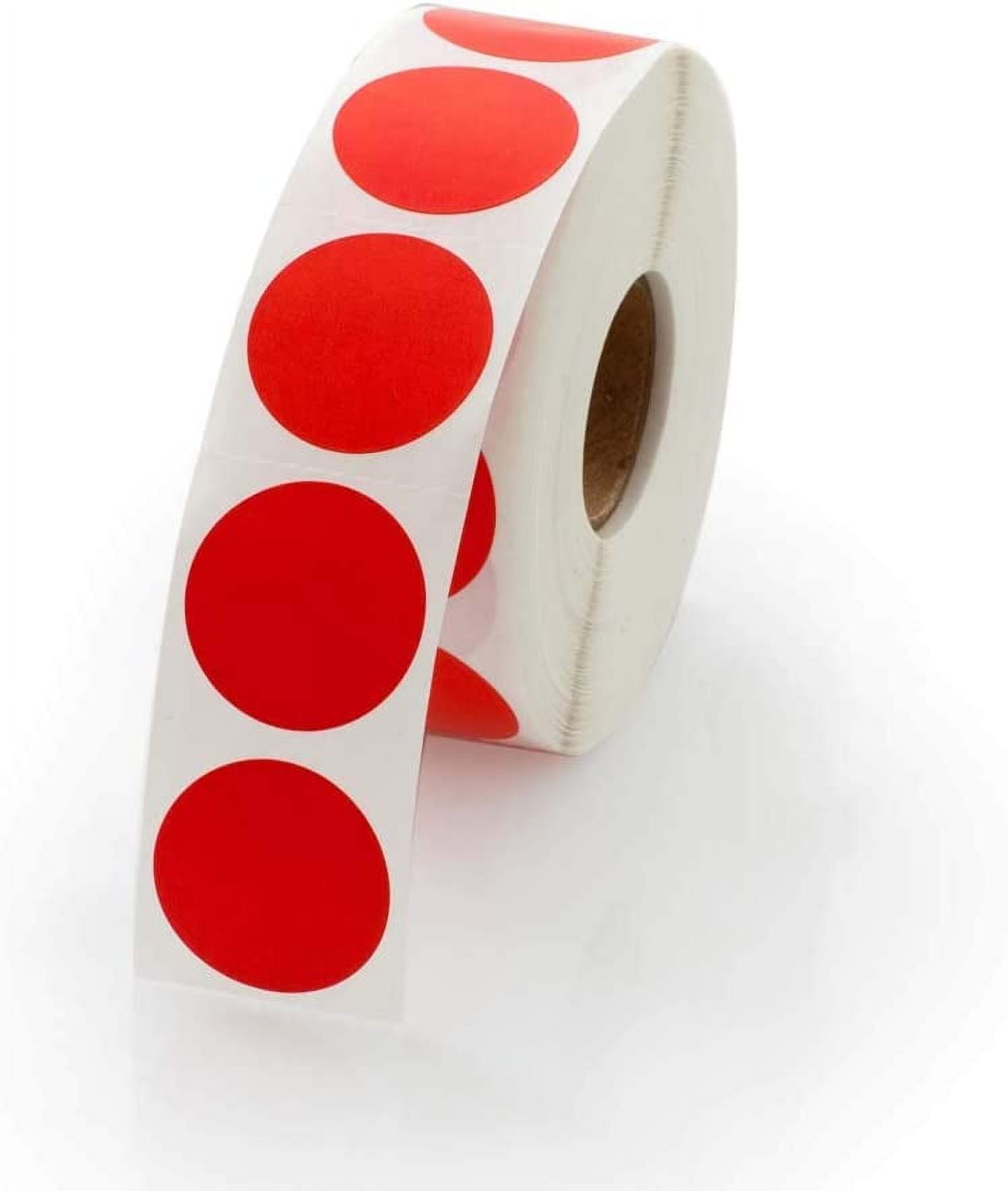 | Primary Red Round Color Coding Inventory Labeling Dot Labels ...
