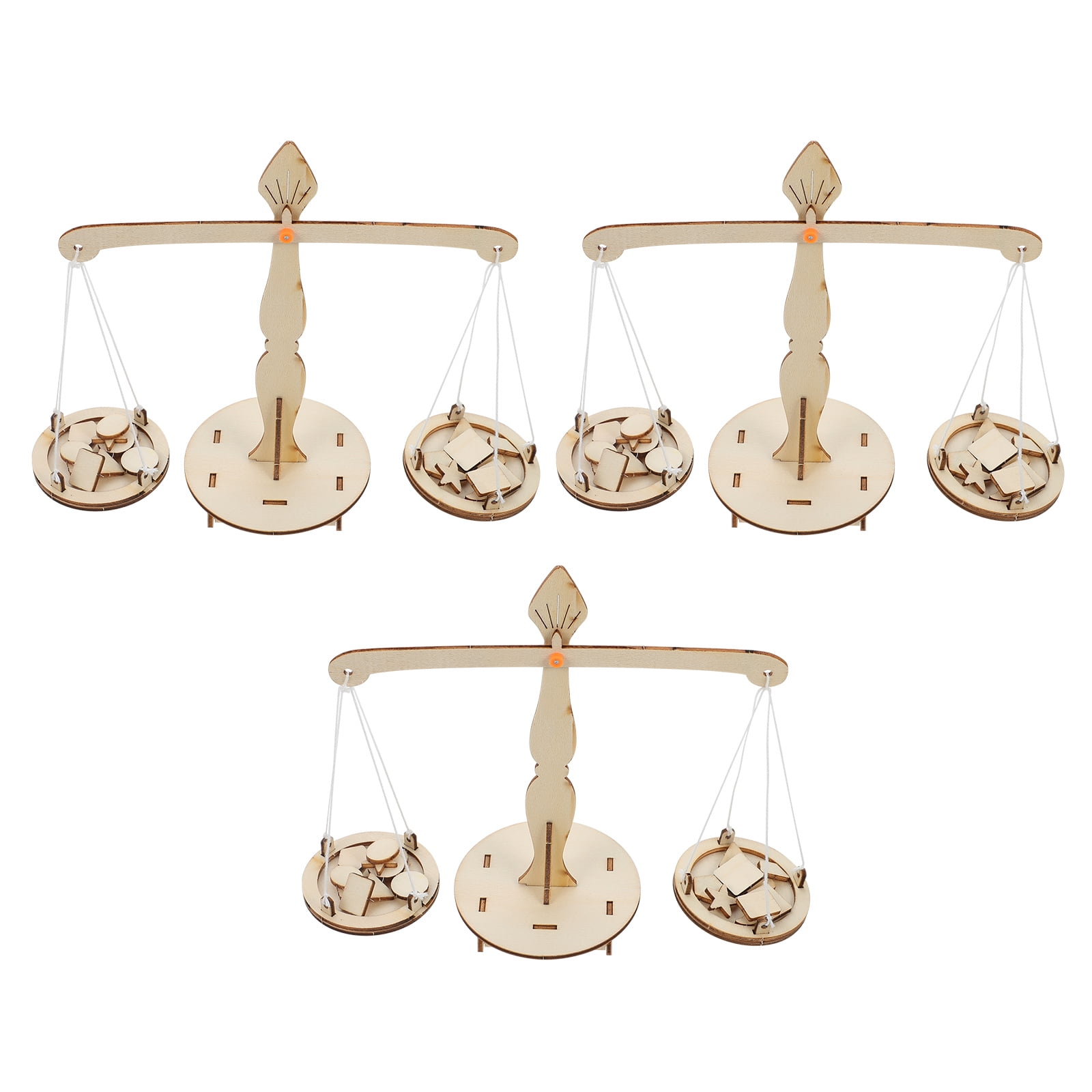 Primary School Student 6 Sets DIY Model Toy Balance Math Game Kits ...